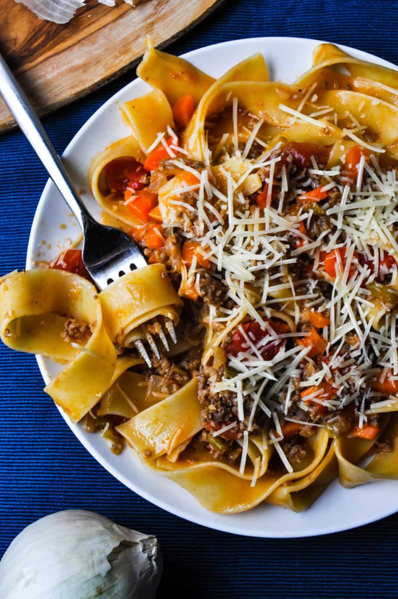 30 Minute Quick Ragu Sauce Recipe - Tasting With Tina