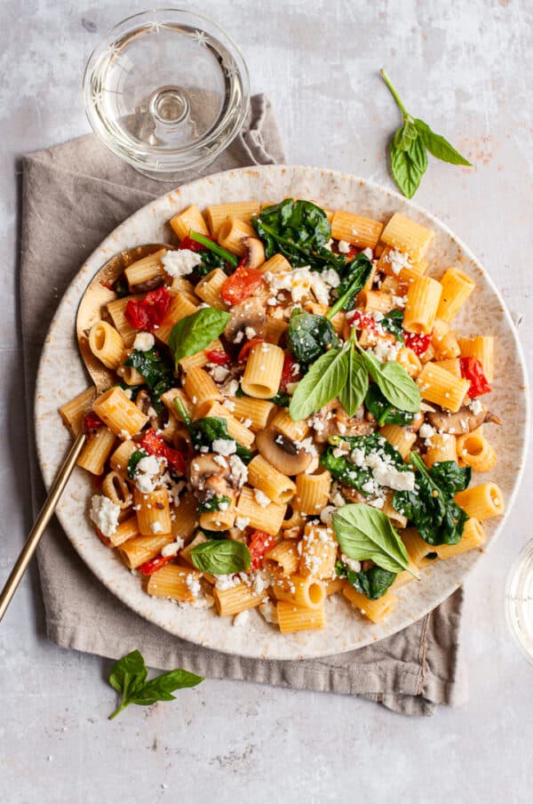 Pasta Fresca - 20 Minute Easy and Healthy Recipe - Tasting With Tina