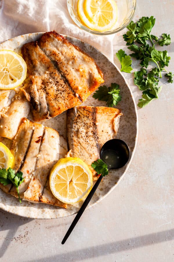 Pan Fried Sea Bass - Tasting With Tina