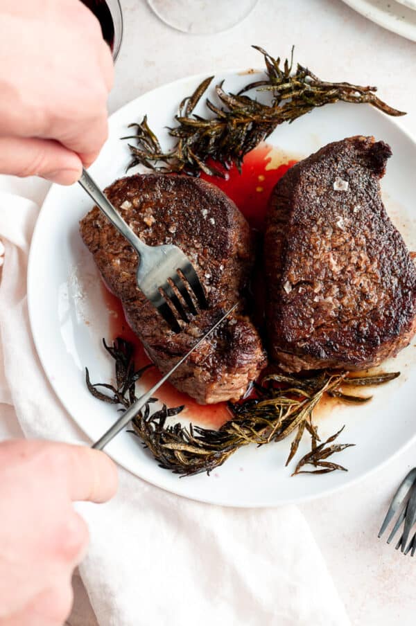 Perfectly Seared Filet Medallions Recipe - Tasting With Tina