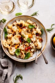 Roasted Italian Cauliflower - Tasting With Tina