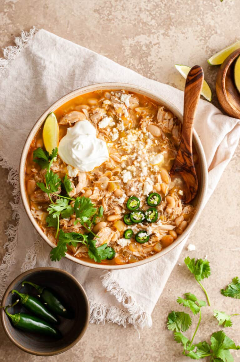 Easy White Chicken Chili - Tasting With Tina
