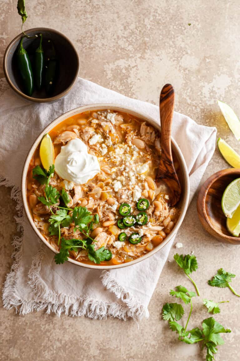 Easy White Chicken Chili - Tasting With Tina