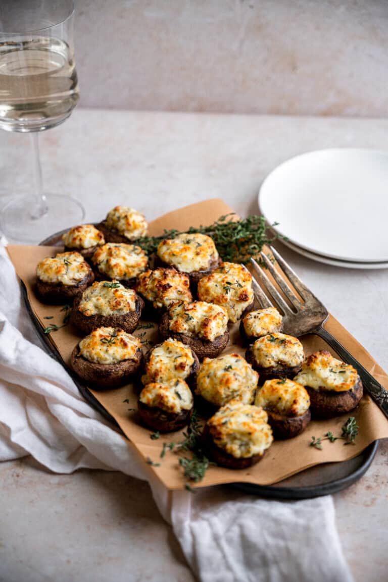The Best Easy Cream Cheese Stuffed Mushrooms - Tasting With Tina