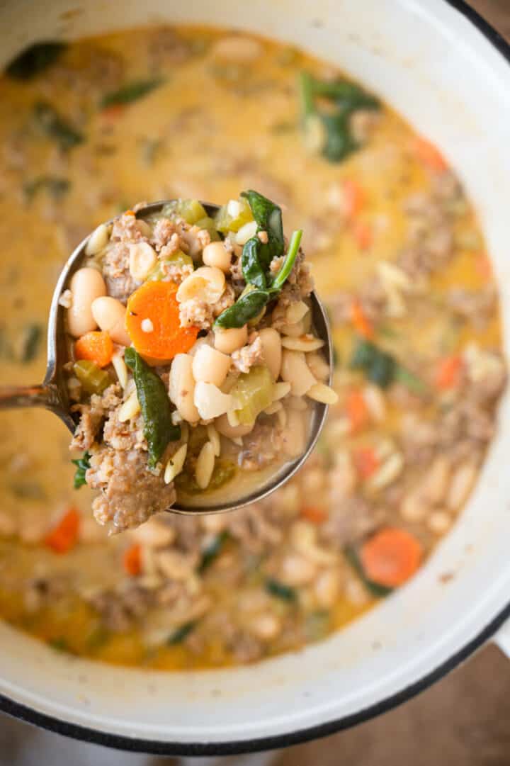 Italian Sausage Soup - Tasting With Tina