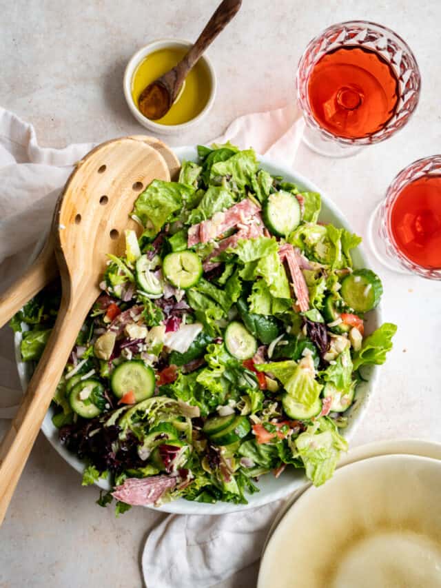 Simple Chopped Italian Salad - Tasting With Tina