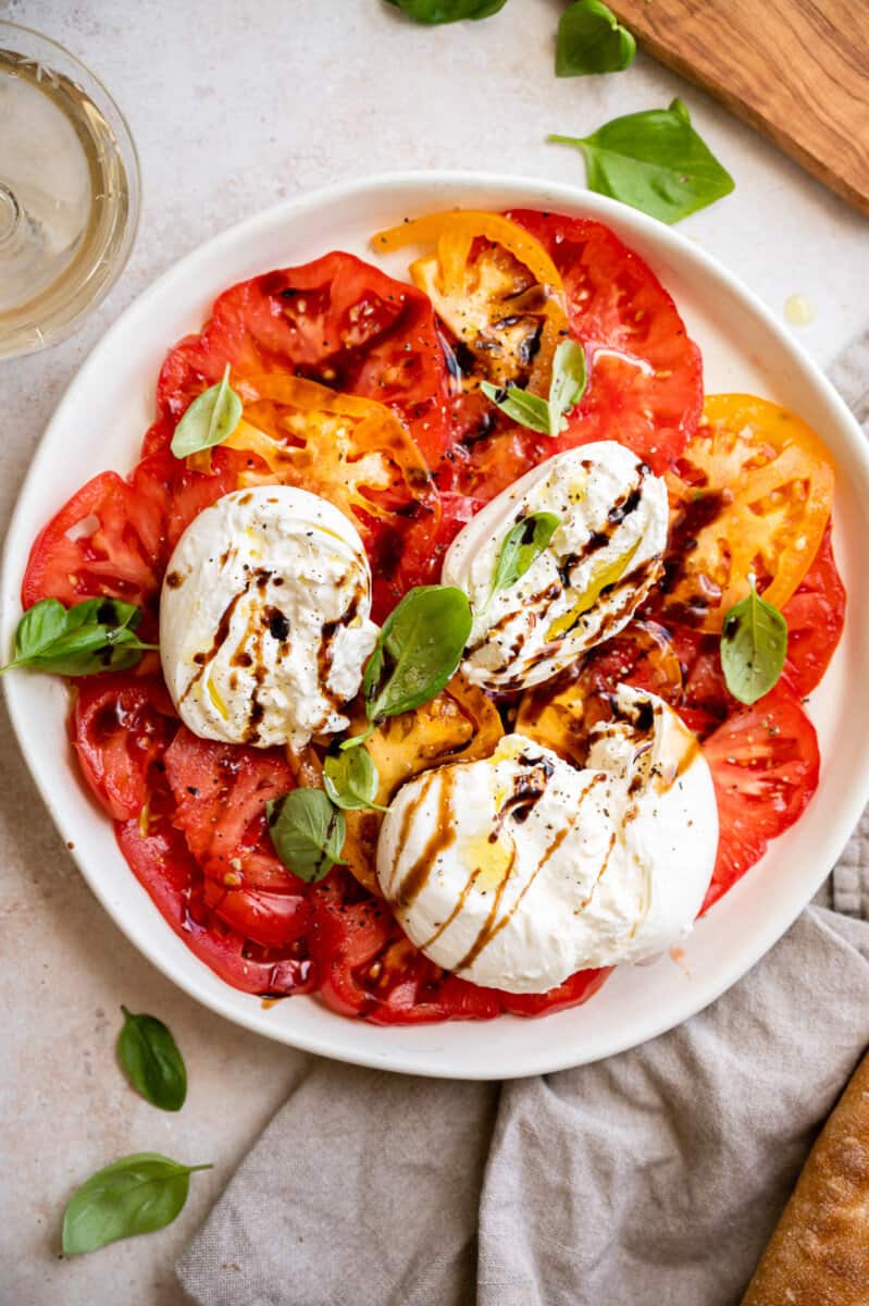 Burrata Caprese - Tasting With Tina