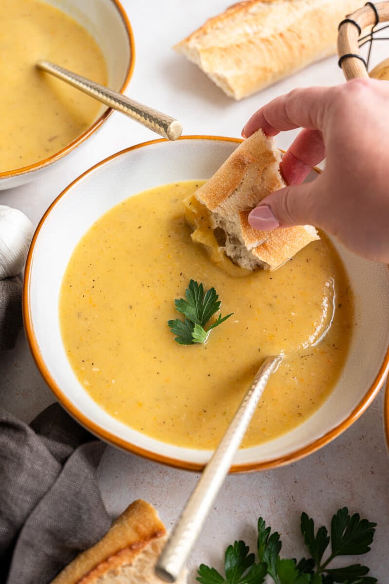Carrot and Potato Soup - Tasting With Tina