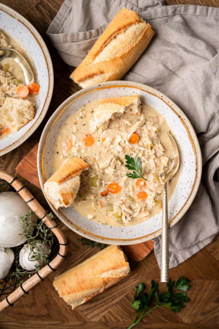 Chicken and Rice Soup - Tasting With Tina