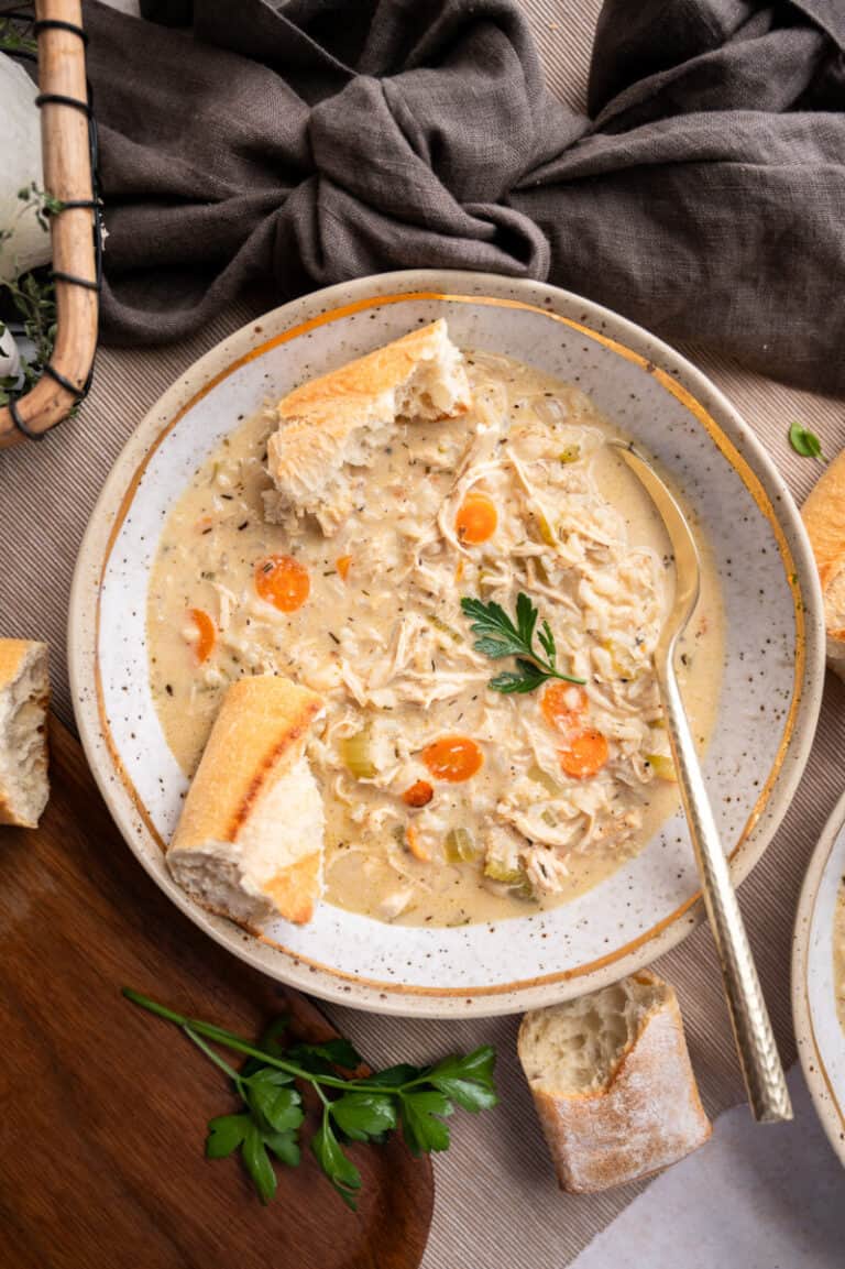 Chicken and Rice Soup - Tasting With Tina