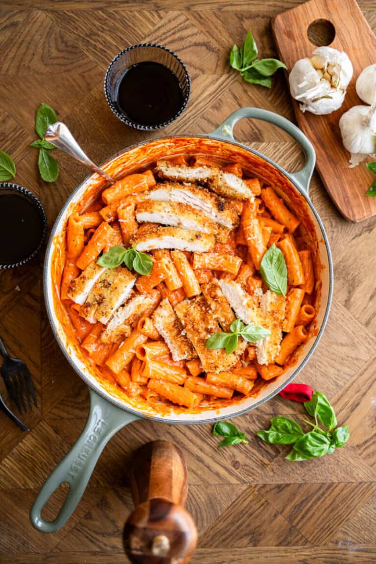 Chicken and Vodka Pasta - Tasting With Tina