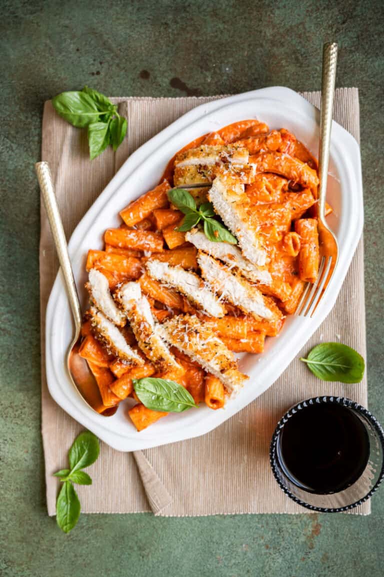 Chicken and Vodka Pasta - Tasting With Tina