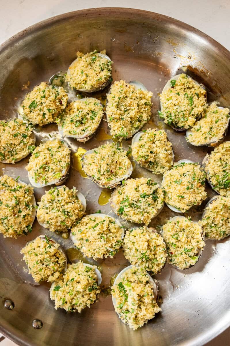 Italian Baked Clams Oreganata Recipe - Tasting With Tina