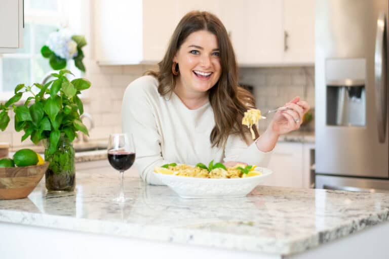 Quick Lemon Garlic Crab Pasta Recipe - Tasting With Tina
