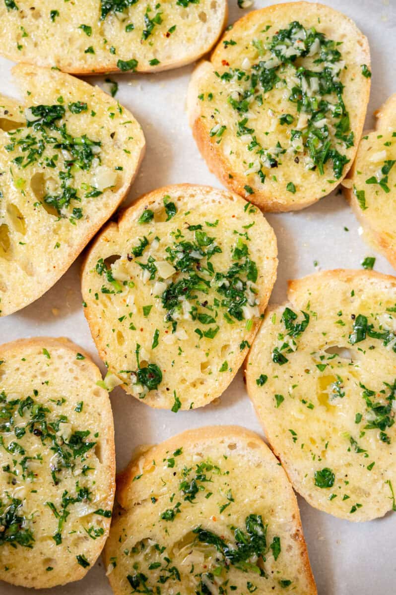 Fast & Easy Garlic Bread Recipe - Tasting With Tina
